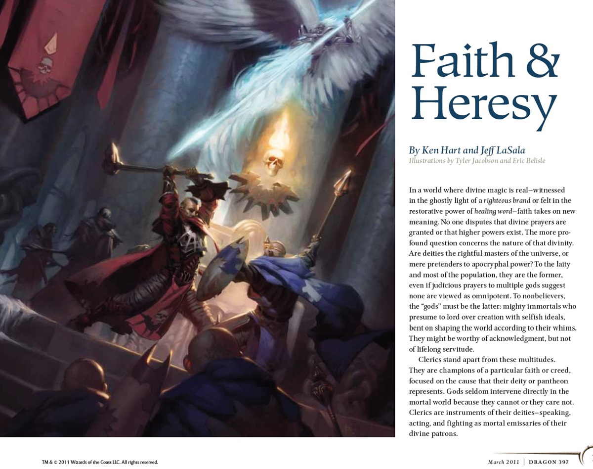 Faith & Heresy – Foreshadowed and Foresung